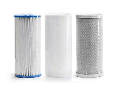 WaterGuard Filter Cartridge Set Pleated/Carbon/PolyProp - Filtermate